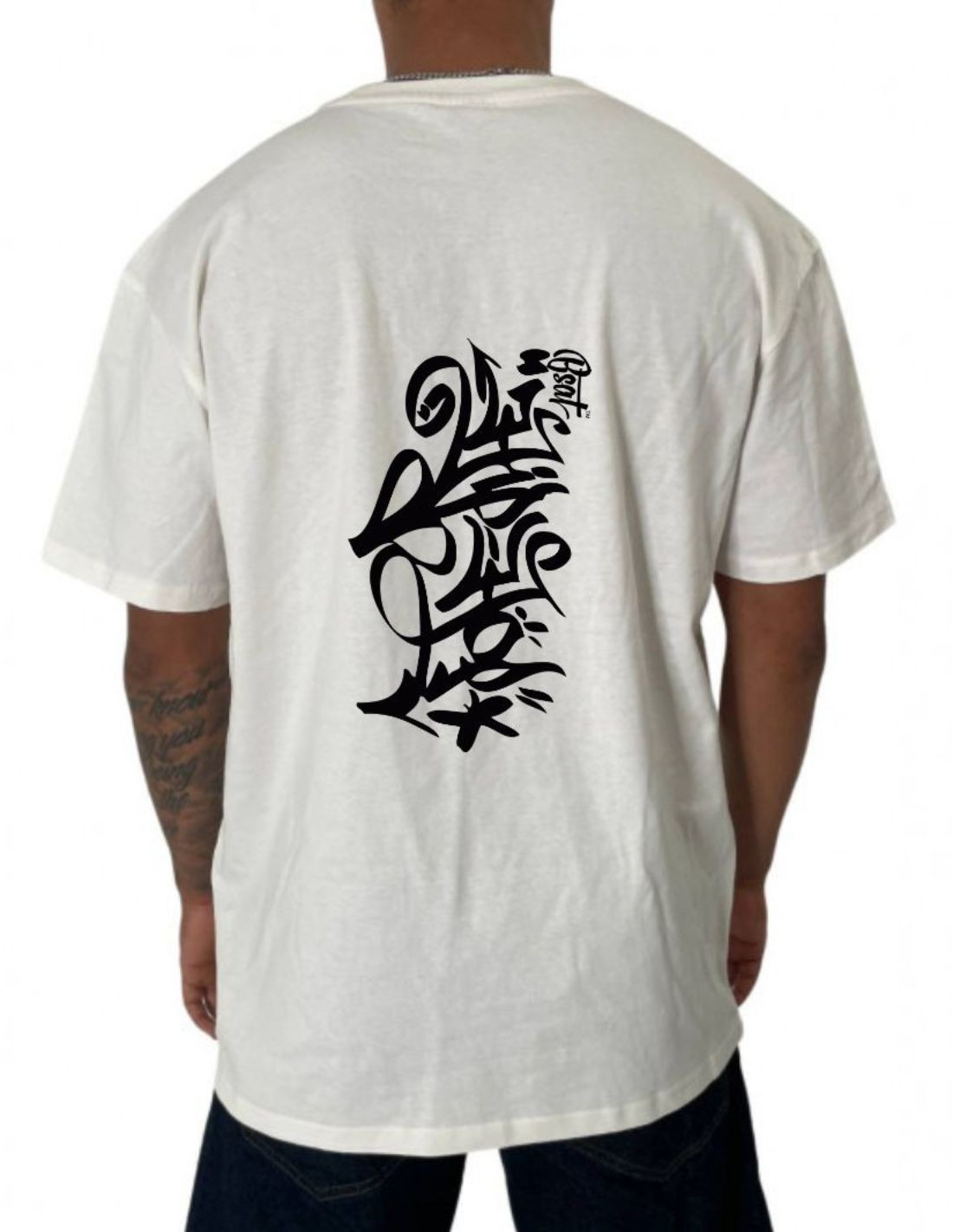 Hiphop Collection Baggy White T Shirt By Bsat